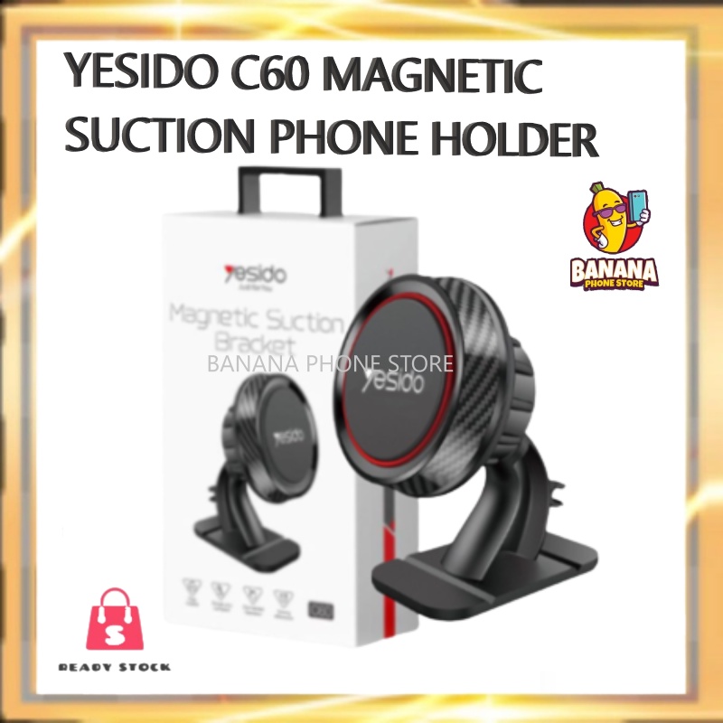 ( READY STOCK ) YESIDO C60 MAGNET HOLDER FOR PHONE CAR MAGNETIC PHONE HOLDER AIR VENT MOUNT ...