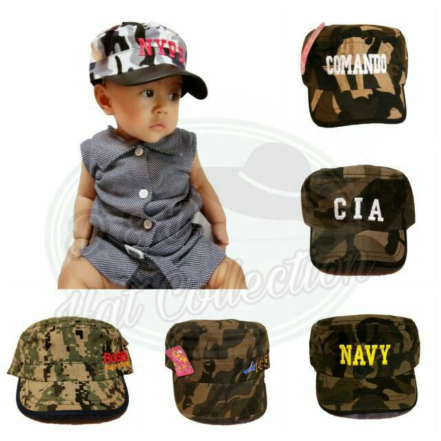 Army Pattern Baby Toddler Commando Hat | Shopee Malaysia