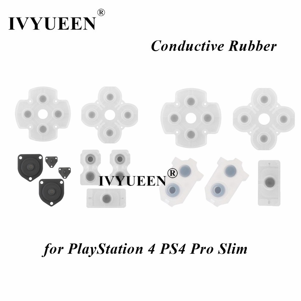 IVYUEEN Silicone Conductive Rubber Adhesive Button Pad Keypads for Sony ...