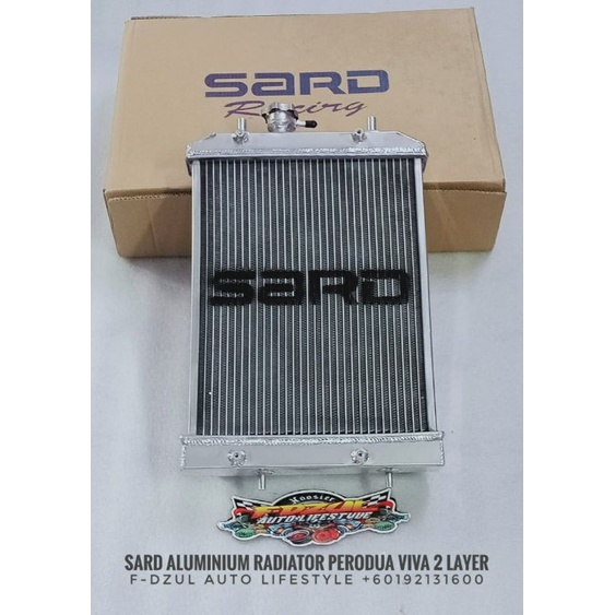 SARD Aluminium Radiator Perodua Viva AVY Turbo 2 Layer MT AT | Shopee ...