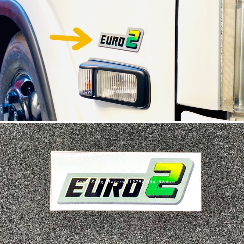 ISUZU EURO 2 STICKER FOR ISUZU NPR PRO/NPR 150 | Shopee Malaysia