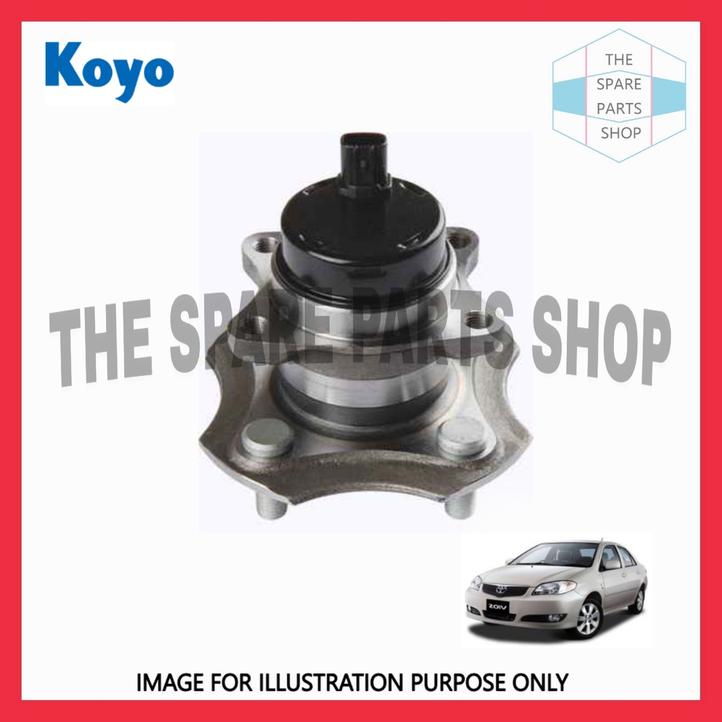TOYOTA VIOS NCP42 ABS BEARING REAR HUB WHEEL KOYO (3DACF026F-23S-KOYO ...