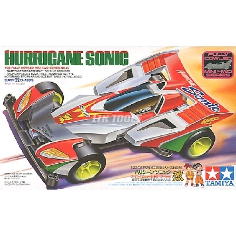 TAMIYA Hurricane Sonic 19415 Super Tz Chassis 1/32 Fully Cowled Mini ...