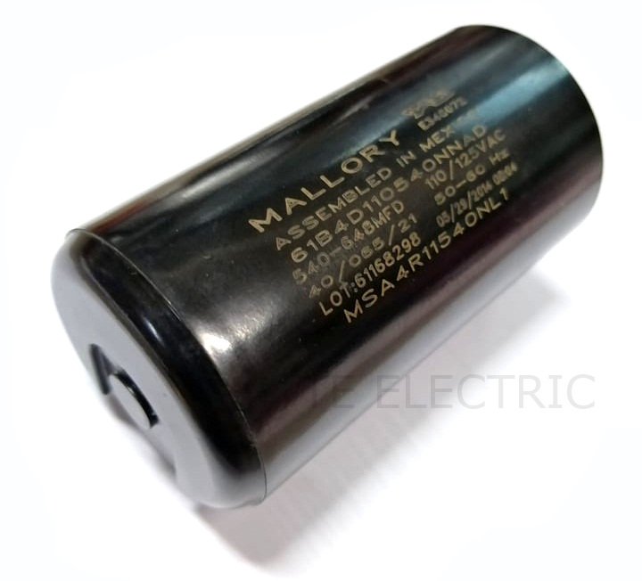 MALLORY 540-648 MFD 110 / 125VAC CAPACITOR CONDENSER | Shopee Malaysia