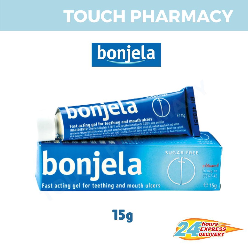 BONJELA Fast Acting Gel For Teething And Mouth Ulcers 15g | Shopee Malaysia