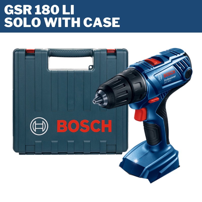 Bosch GSR 180-LI 18V SYSTEM Cordless Drill and Driver GSR180LI COMBO ...