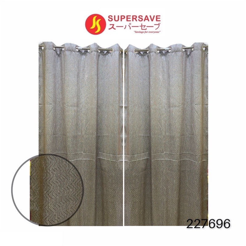 SUPERSAVE Modern Blackout Curtain Ring Type For Door Curtain Window ...