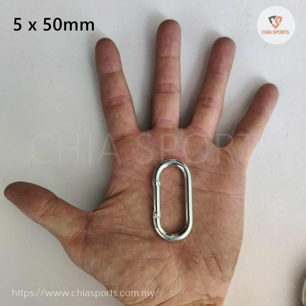 Oval Spring Snap Hook Carabiner 5mm 6mm 8mm 10mm 12mm Hooks Fitness ...