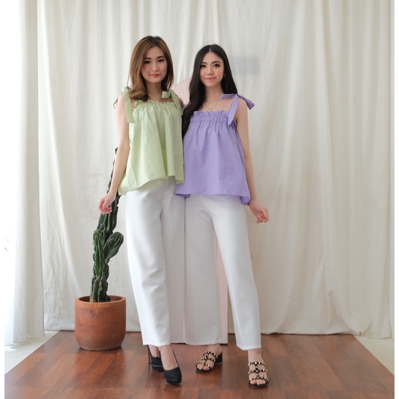 V250 Madeline Top - 6 Colors | Shopee Malaysia
