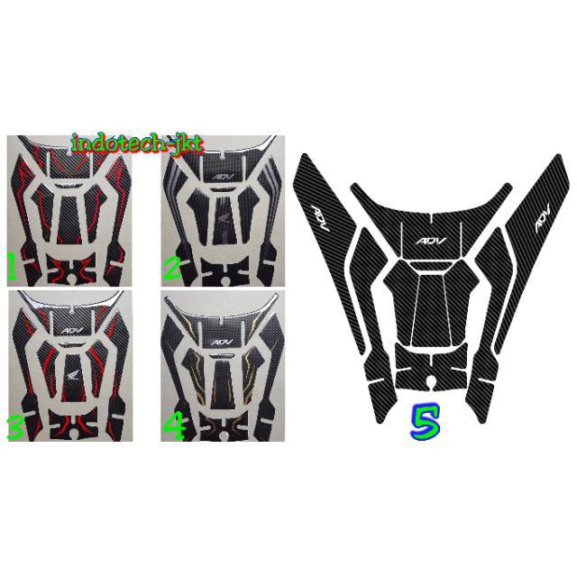 Honda ADV 150 Deck Pad Tank Pad Embossed Sticker | Shopee Malaysia