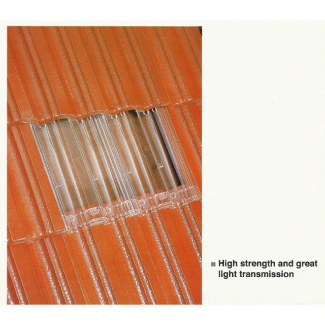 Toplight Transparent Roof Tile /Transparent Natural Light Roof Tiles ...