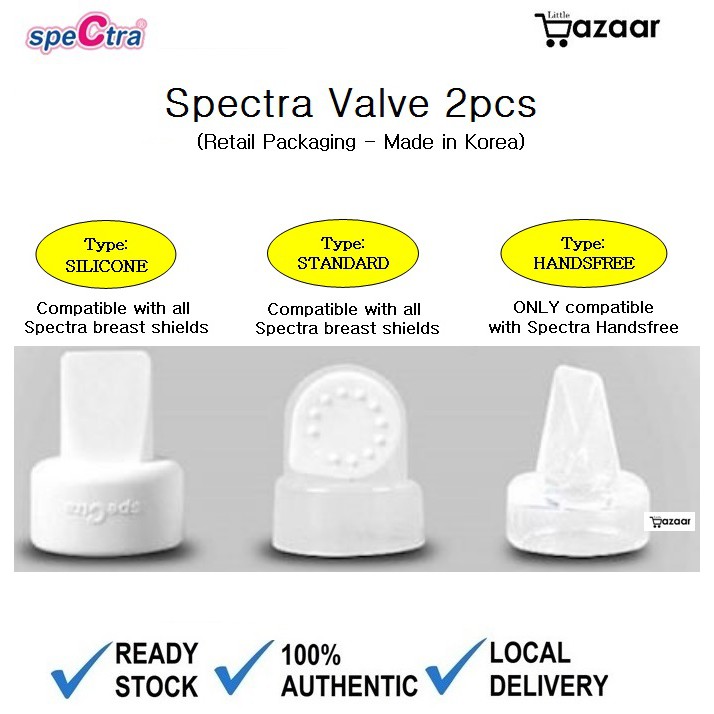 Original Spectra Valve 2pcs Silicone/Standard/Handsfree (Ready Stock ...
