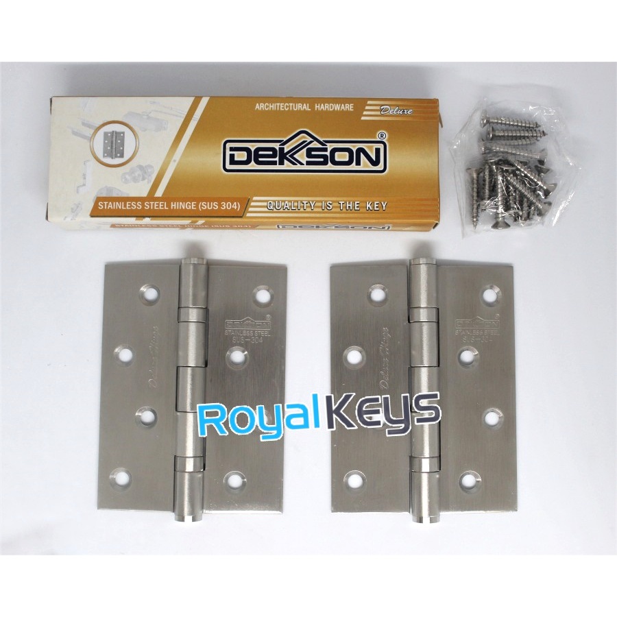 Door Hinge 4 Inch Hinge Dekson Dekkson ESS DL 4X3X2MM 2BB SSS | Shopee ...