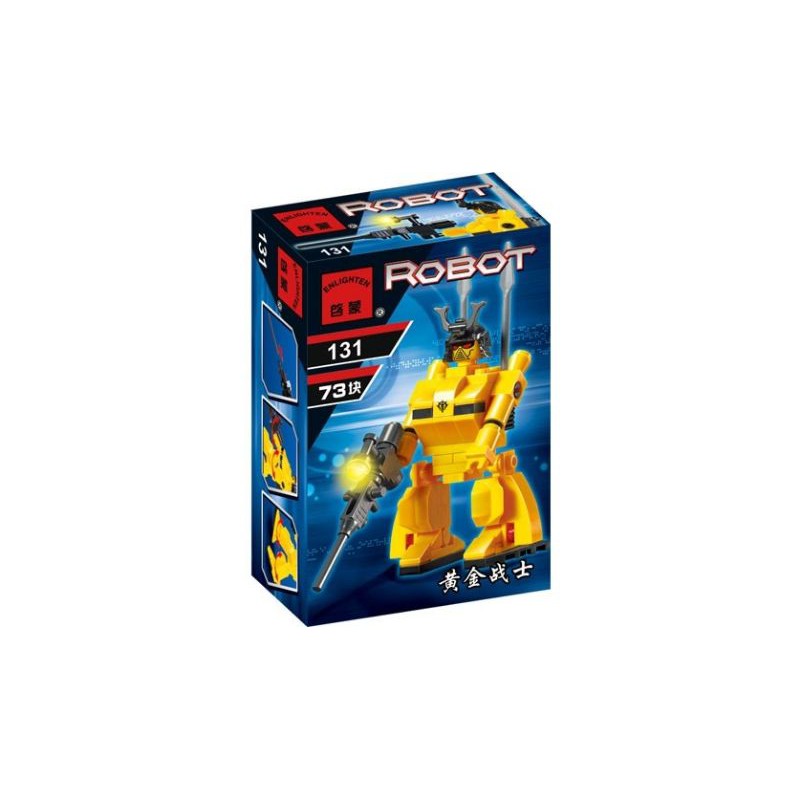 Enlighten Brick Robot 131 Flame Yellow Warrior | Shopee Malaysia