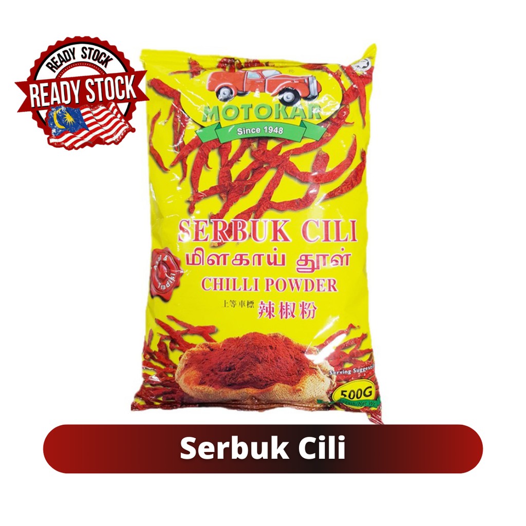 Serbuk Cili Segera Motokar 500gm | Shopee Malaysia