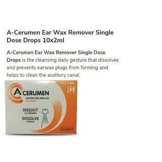 A-CERUMEN EAR HYGIENE 2mL 1'S [EXP: 3/2026] | Shopee Malaysia