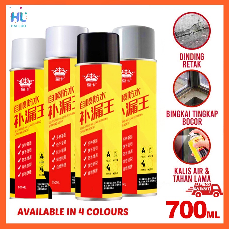 Kebocoran kalis air-mengisi semburan/tanah dan bumbung bocor-bukti ...