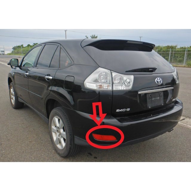 TOYOTA HARRIER ACU30 MCU30 REAR BUMPER REFLECTOR WITH BULB RIGHT 81910 ...