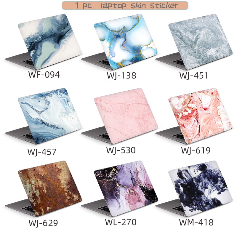 DIY Marble Laptop Skin Sticker, Waterproof Sticker for All Laptops like ...