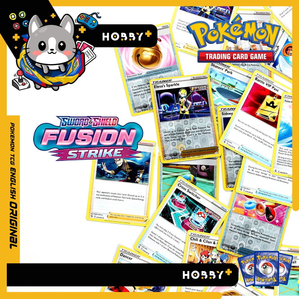 Pokemon TCG / PTCG SS2 Fusion Strike Trainers / Special Energy English ...
