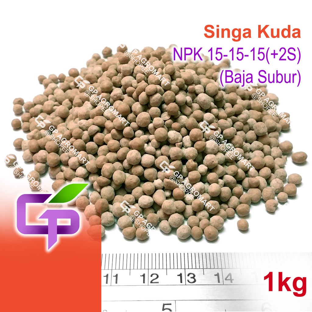 1kg Baja Nitrophoska NPK 15-15-15(+2S) / Baja Subur / Baja Sebatian ...