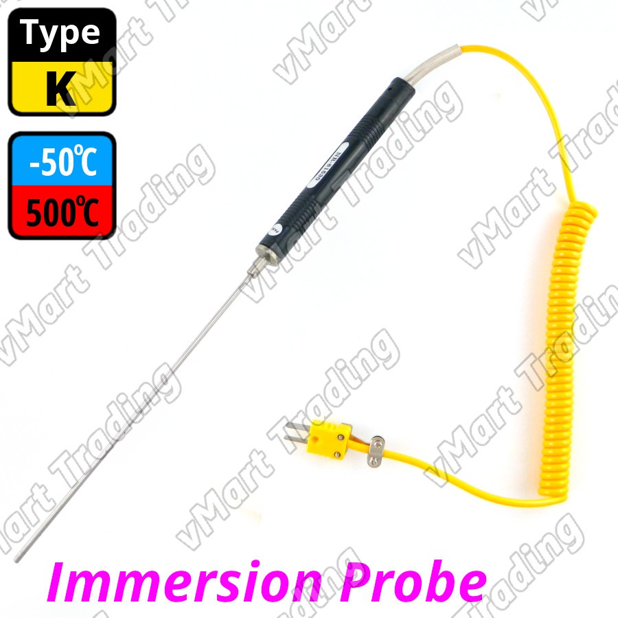 NR-81530 Type K Handheld Thermocouple 3x200mm Immersion Probe | Shopee Malaysia