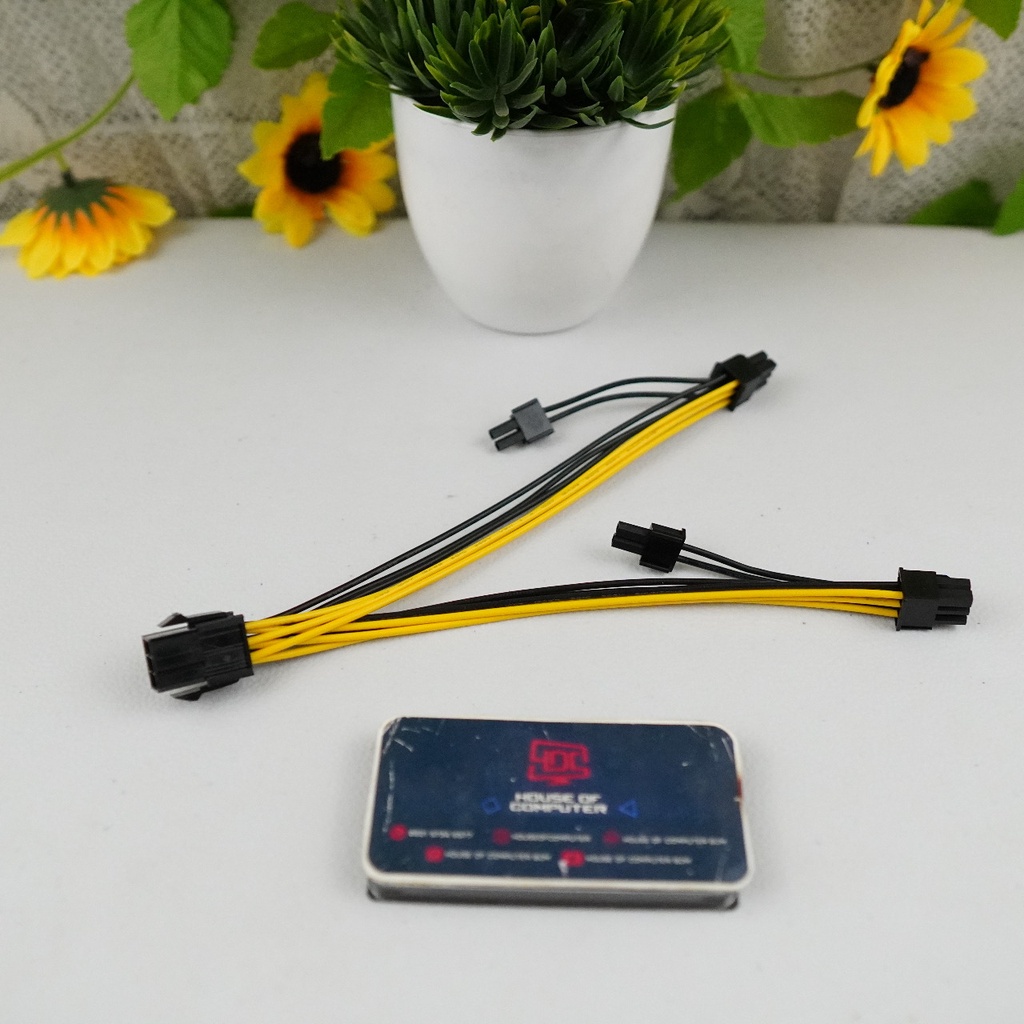VGA Power Cable 6 pin female to 8 pin and 6 pin + 2 pin PCIE PCI-E ...