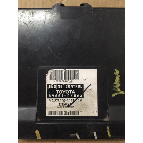 Toyota Innova Engine Ecu (89661-0K060) | Shopee Malaysia