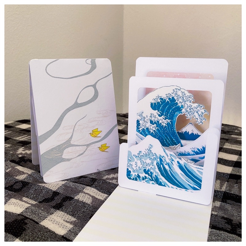 The Kanagawa Waves Pop Up Greeting Card | Shopee Malaysia