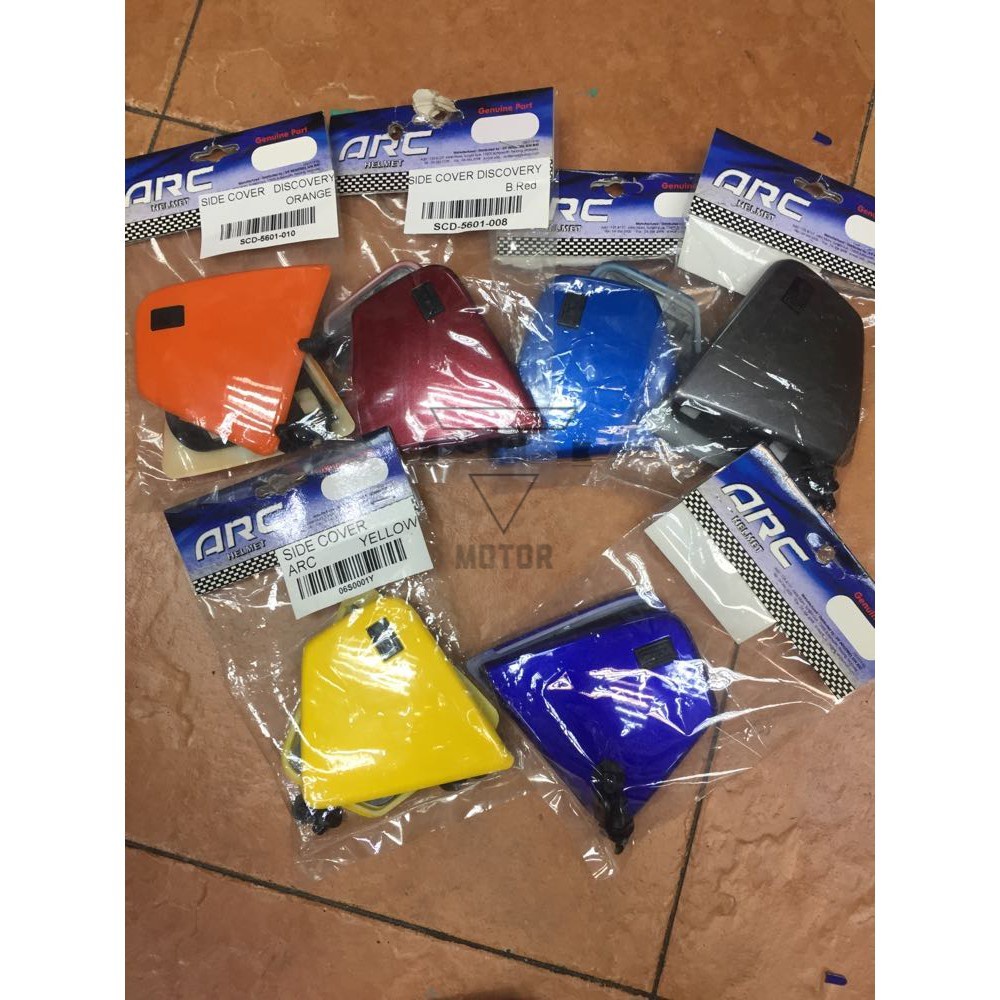 helmet arc discovery side cover original | Shopee Malaysia
