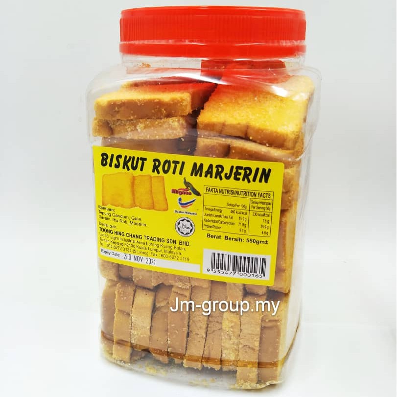 Biskut Roti Marjerin 600gm+- (Orignal / Pandan / Chocolate) | Shopee ...