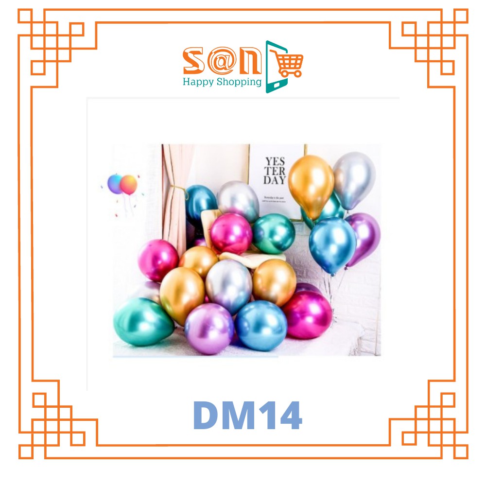 🔥Hot Item🔥{ Ready Stock } 10 Inch Crome Latex Balloon Helium For ...
