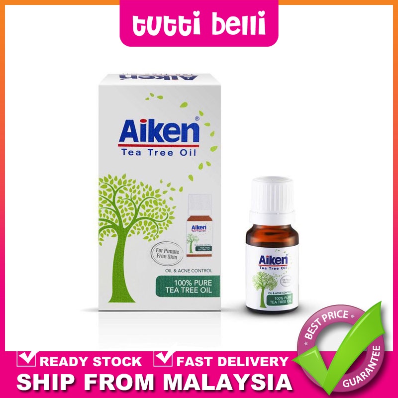 Aiken Tea Tree Oil 100% Pure Essential Oil (Mfg Dec 2021) | Shopee Malaysia