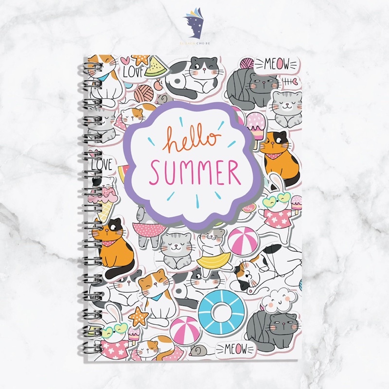 XO Tuanviet BOOKS A5 spring notebook with horizontal lines 200 pages ...