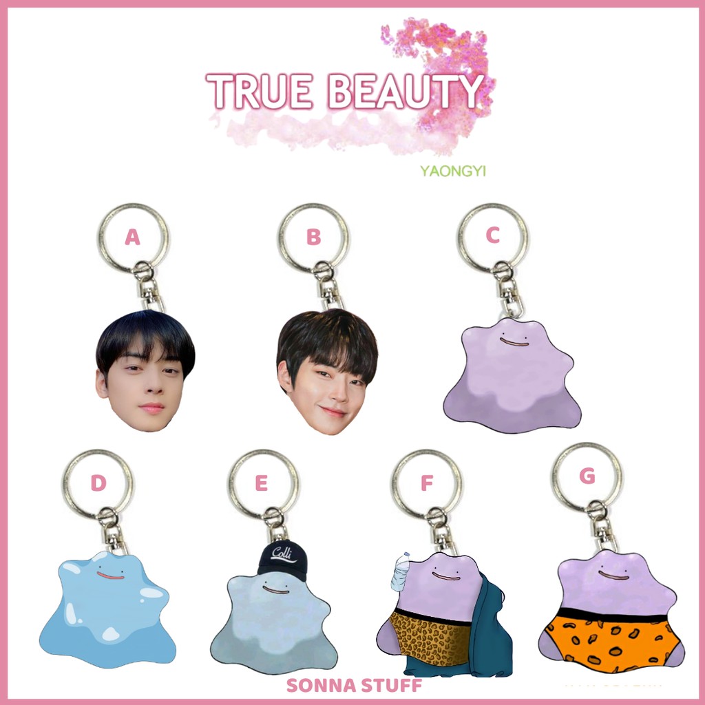GANTUNGAN Keychain TRUE BEAUTY KIT | Korean DRAMA TRUE BEAUTY Keychain ...