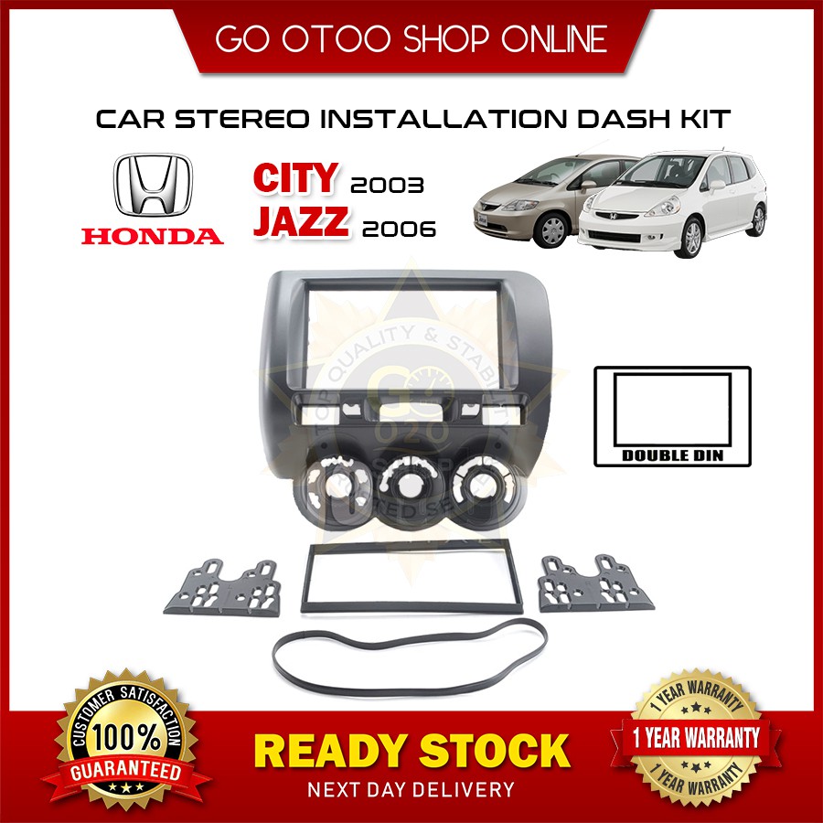 【Player Casing】Honda Jazz 2006 & Honda City 2003 Double Din Car Audio ...
