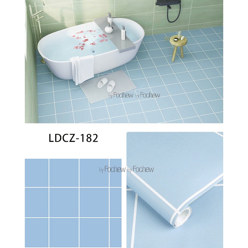 AMZ Floor Sticker Waterproof Non Slip Bathroom Tiles Sticker Kitchen ...