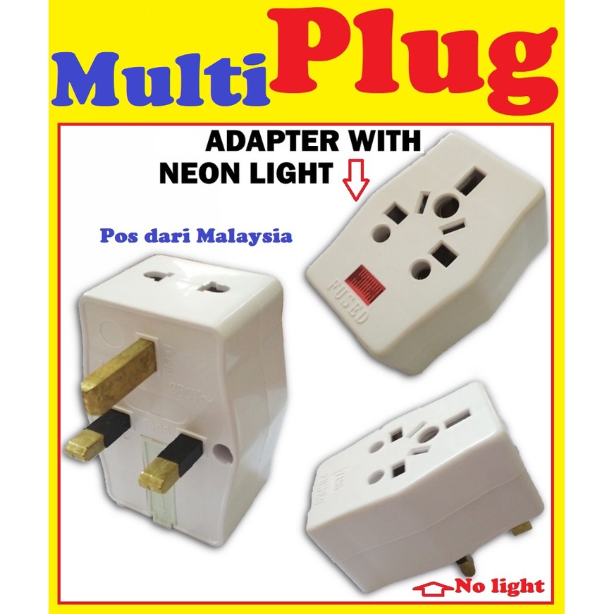 Multi Power Inverter Converter Adapter Adaptor Wall Plug Supply Safety ...