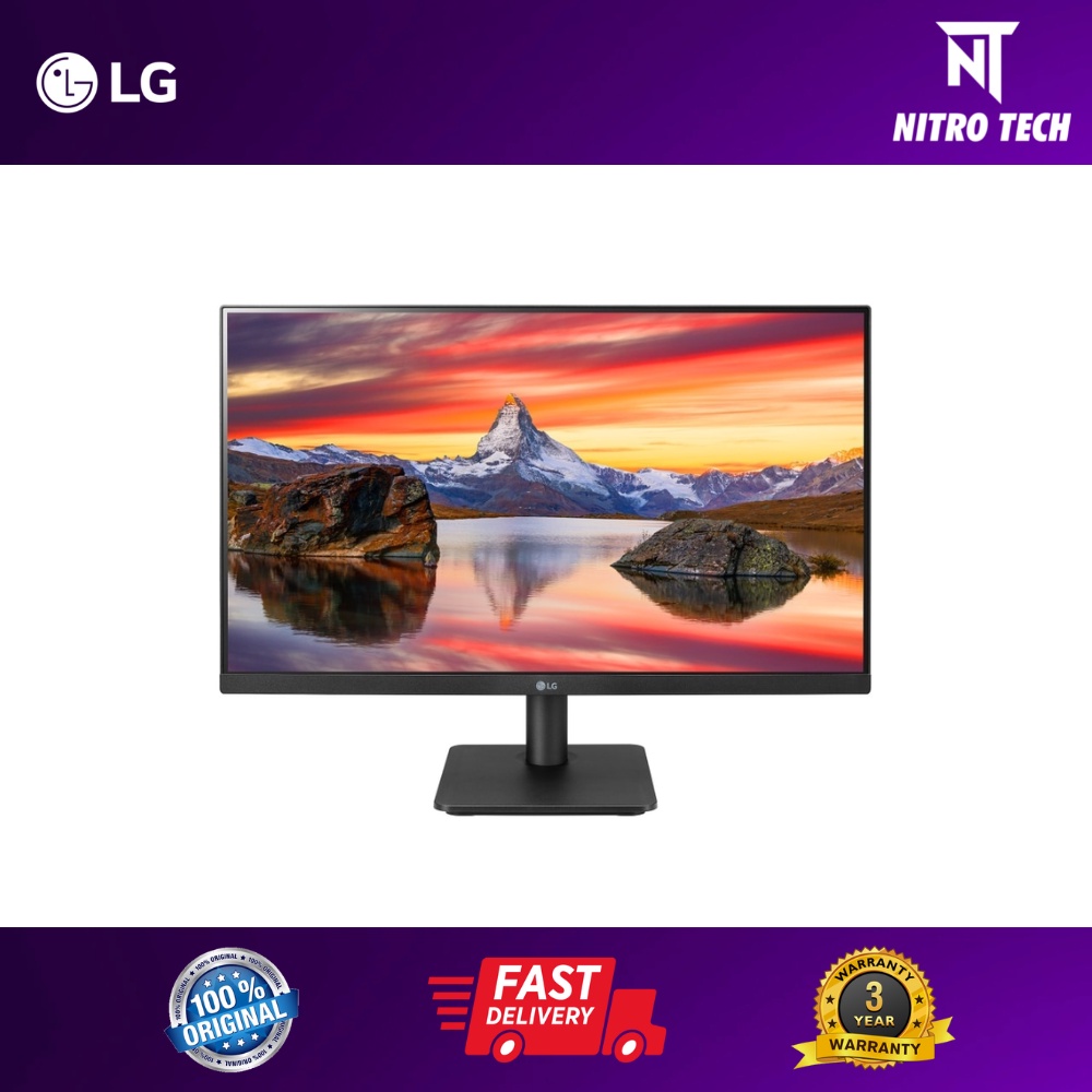LG 24MP400-B 23.8'' Full HD IPS AMD FreeSync Monitor ( 24" / FHD / IPS / 75HZ ) | Shopee Malaysia