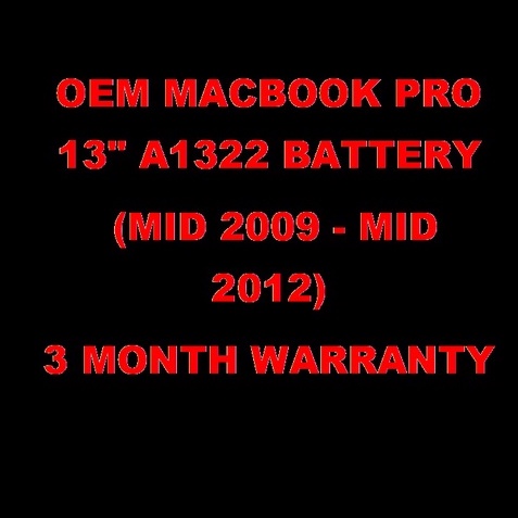 OEM PRO 13" A1278 A1322 MID 2009-2012 LAPTOP BATTERY | Shopee Malaysia