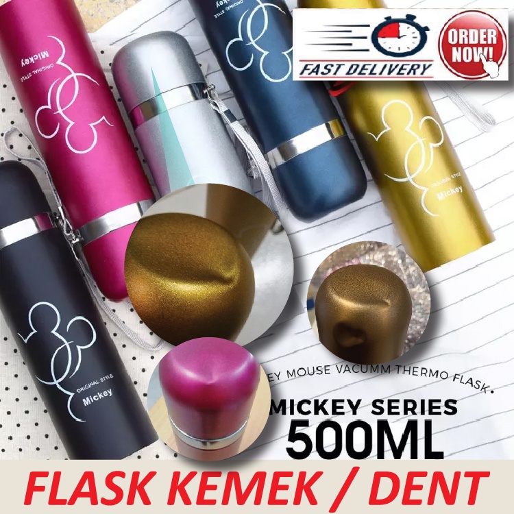 Flask Air Kemek / Few Dented Flask / Rejected Flask Water Bottle 500ml ...