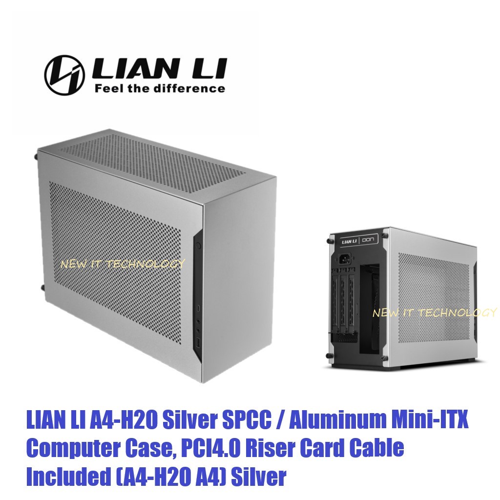 LIAN LI A4-H20 A4-H2O Aluminum Mini-ITX Computer Case Casing PCIE 4.0 ...
