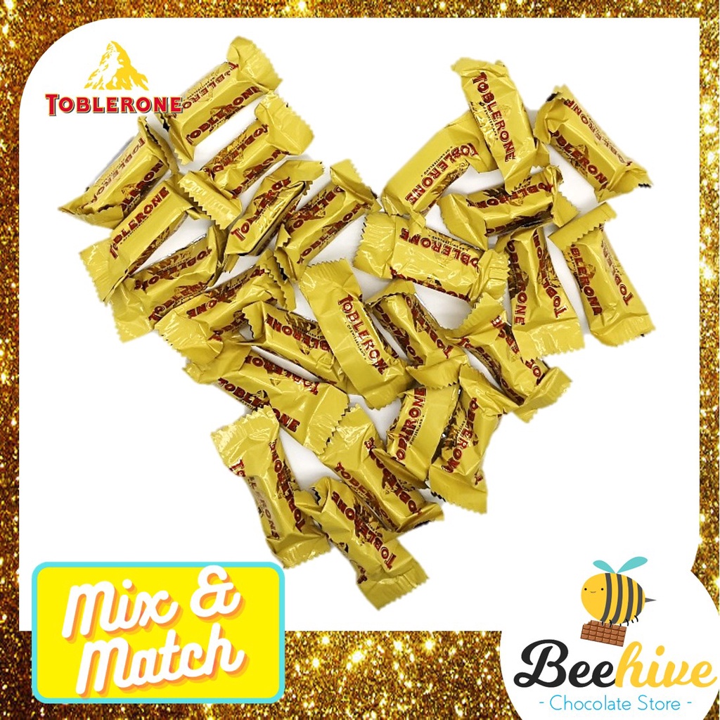 Toblerone Milk Chocolate with Honey & Almond Yogurt 1pc Only [Halal ...