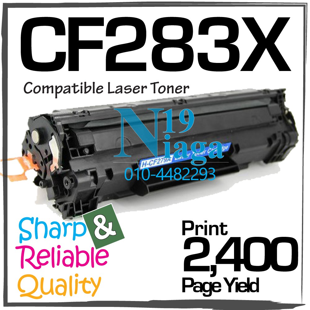 Compatible CF283A 83A Laser Toner Cartridge HB Laser Jet Pro MFP M125 ...