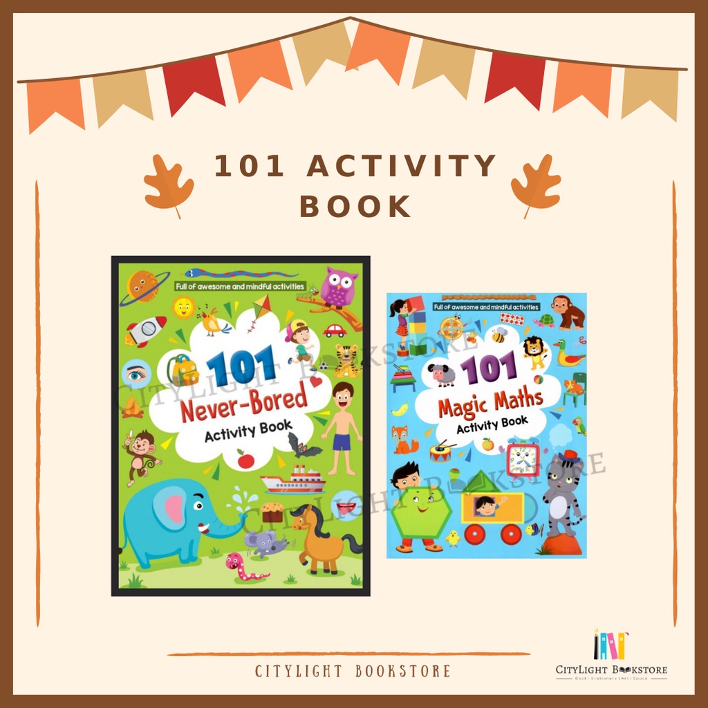 [CITYLIGHT] Preschool: 101 Activity Book (Magic Maths / Never-Bored ...