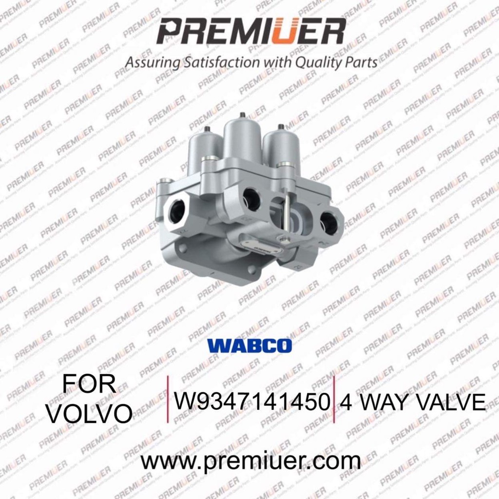 W9347141450 Volvo FM 4 Way Valve / Quadruple Protection Valve 5 Holes ...