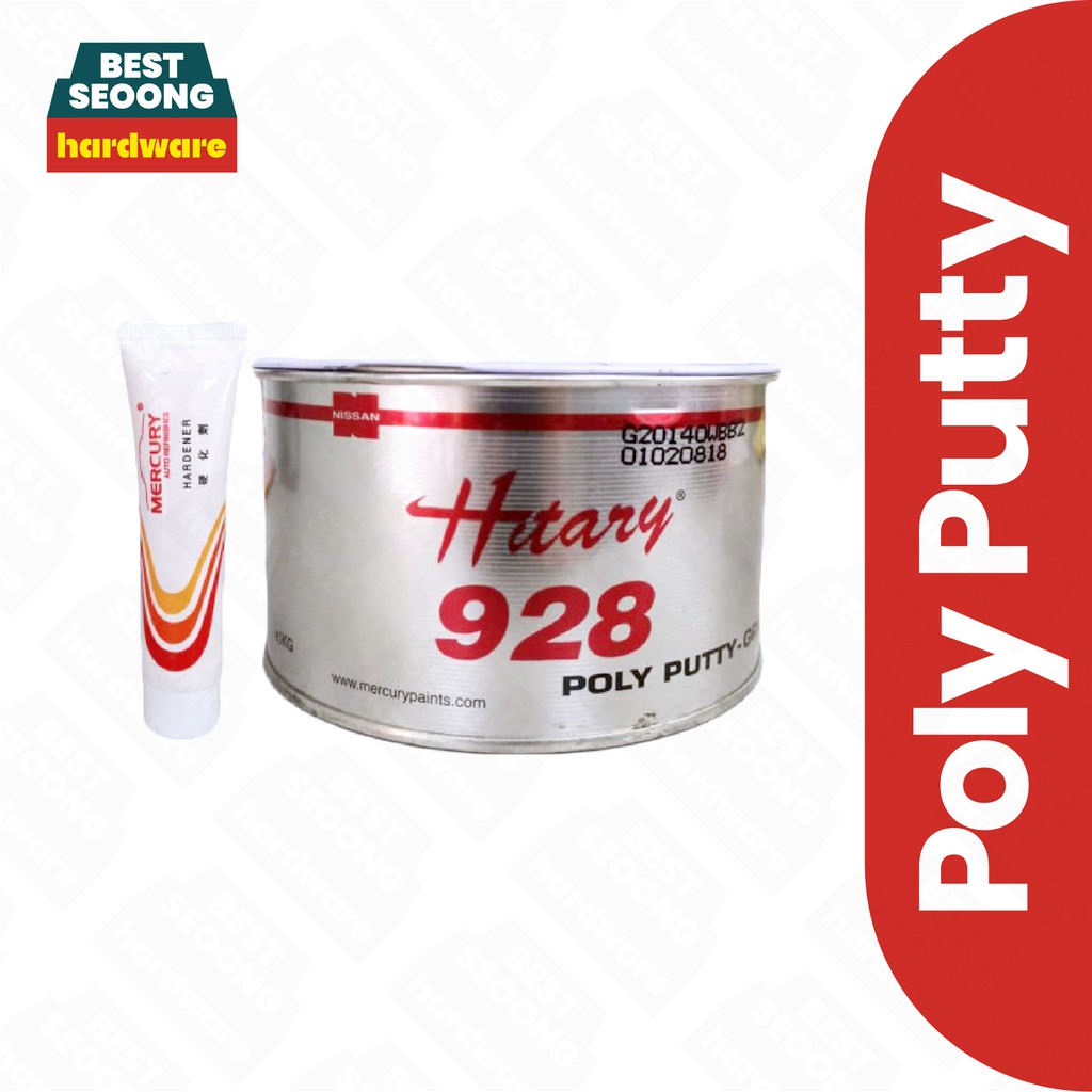 Nissan / Hitary 928 Poly Putty Grey 1KG (with Hardener) | Shopee Malaysia
