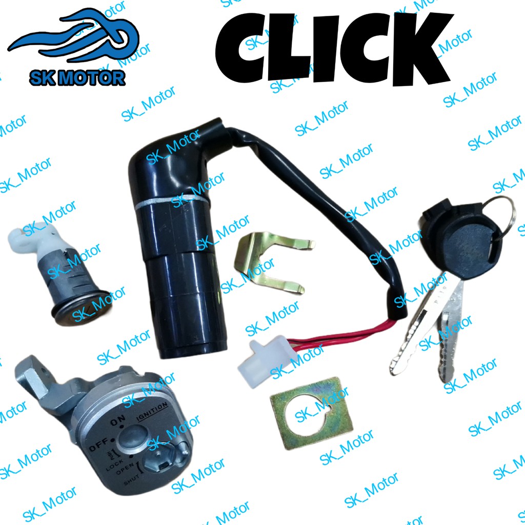 Honda CLICK Ignition Main Switch / Full Set Switch / Key Set / Suis ...