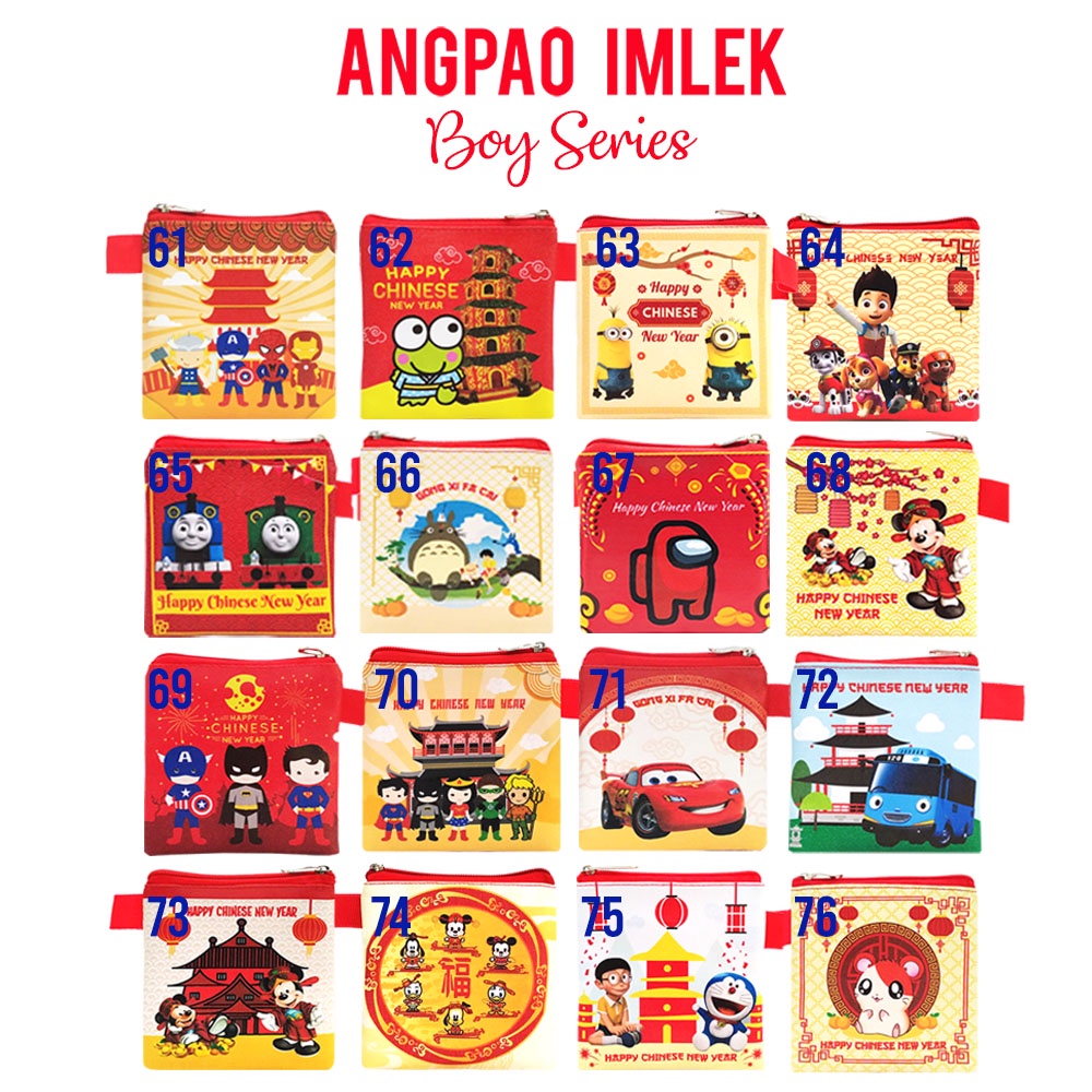Angpao Chinese New Year Character Boy Series Chinese New Year Envelope ...