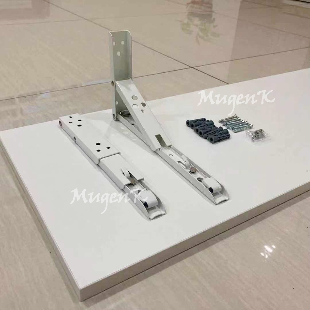 Wall Mounted Foldable Table with Bracket Wall Hung On / Meja Lipat Ikea ...